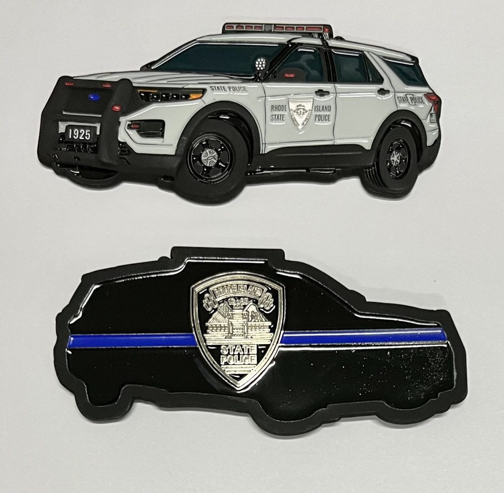 Cruiser Challenge Coin - Rhode Island State Police Museum